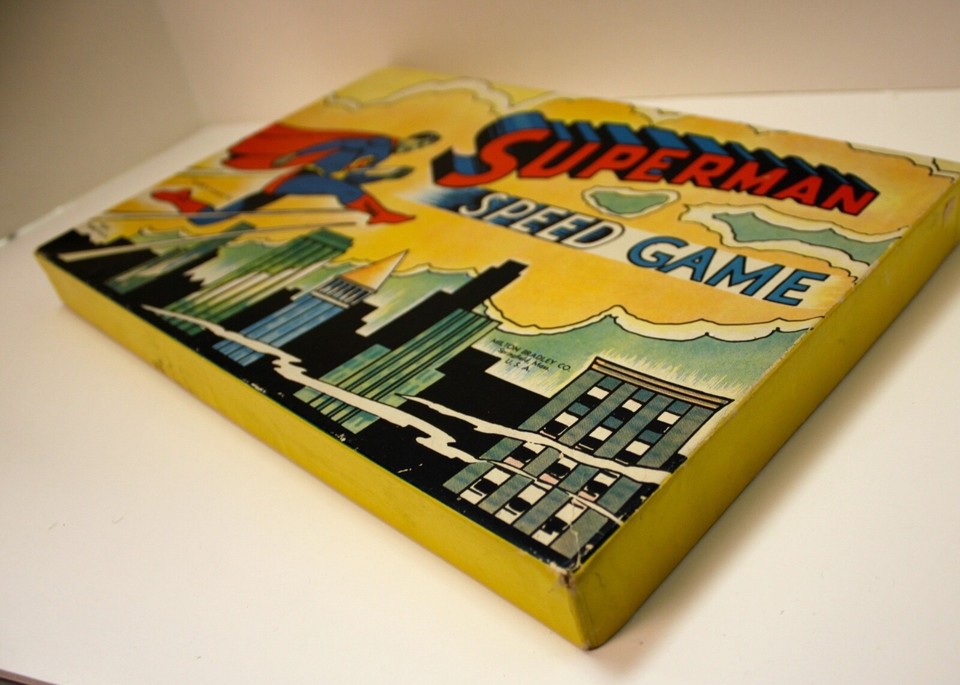 Superman Speed Game 1941 Game is complete USA version Milton Bradley VF ...