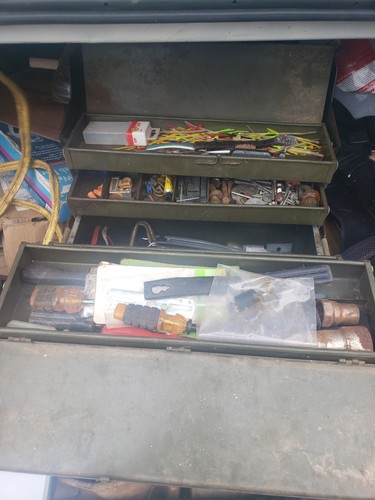 1940 Ww2 Mechanic Box With Some Tools | eBay