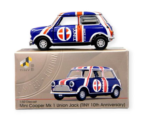 Tiny City Hong Kong 10th Anniversary Mini Cooper MK1 Union Jack 1:50 | eBay