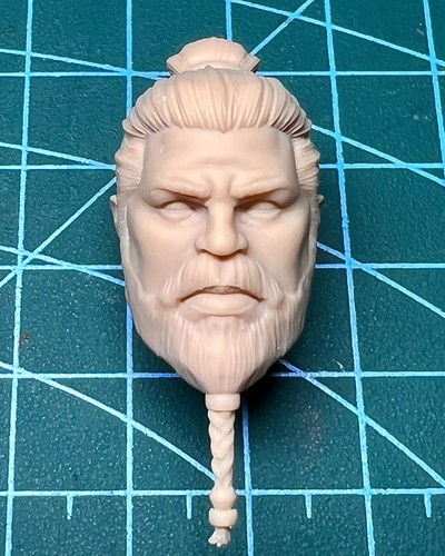 1/12 Unpainted Beard Hulk Doctor Bruce Banner Head Carved Sculpt Toys ...
