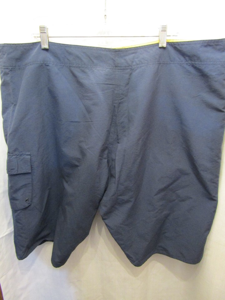 MENS OCEAN TROPIC DRAWSTRING MESH LINED BLUE SWIM SUIT SHORTS SZ XXL ...
