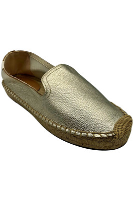 Soludos Women's Platform Smoking Slippers Metallic Gold | eBay