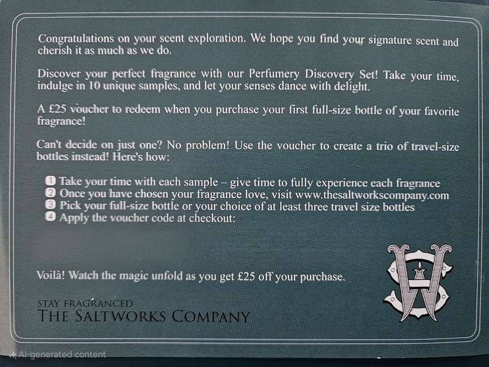 The Saltworks Company - £25 voucher off a full size 100ml bottle of ...