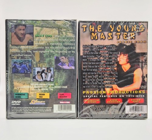 Jackie Chan The Young Master (DVD, 1980) & In Eagle Shadow Fist (DVD ...