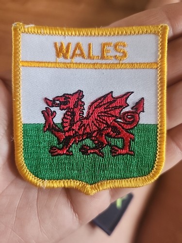 Wales Welsh Dragon Iron or Sew on Embroidered Patch New | eBay