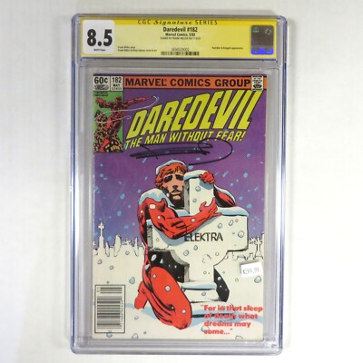 DAREDEVIL #182 SIGNED BY FRANK MILLER! CGC Graded 8.5 May 1982 Marvel ...