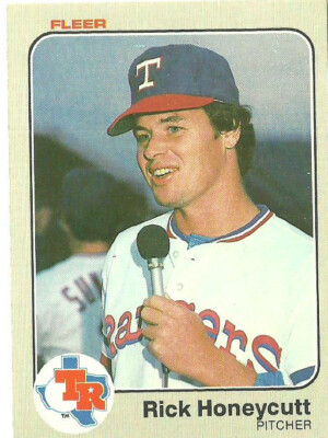 RICK HONEYCUTT TEXAS RANGERS #568 - FLEER NM-MT 1983 | eBay