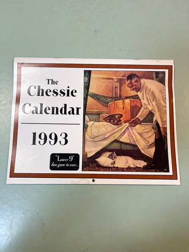 The Chessie Calendar 1993 Chessie the Railroad Kitten Vintage C&O | eBay