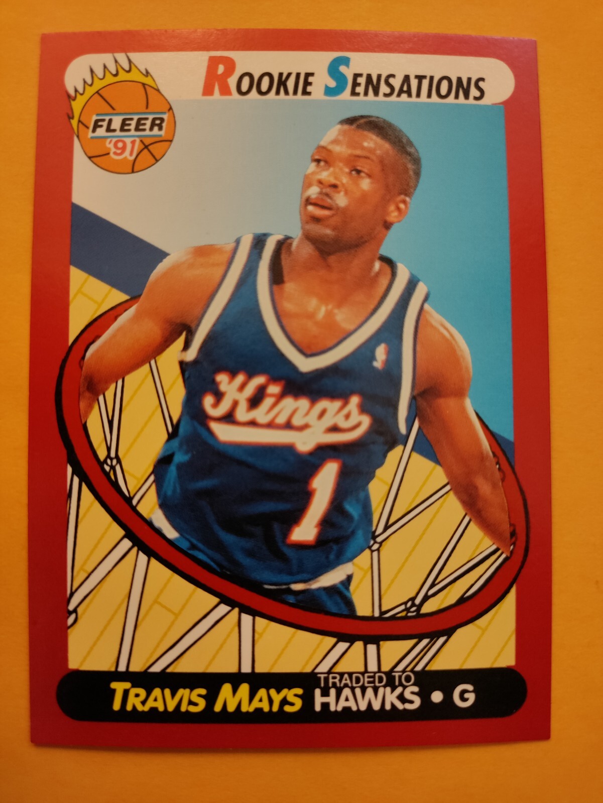 1991-92 Fleer Rookie Sensations Sacramento Kings Basketball Card #5 ...
