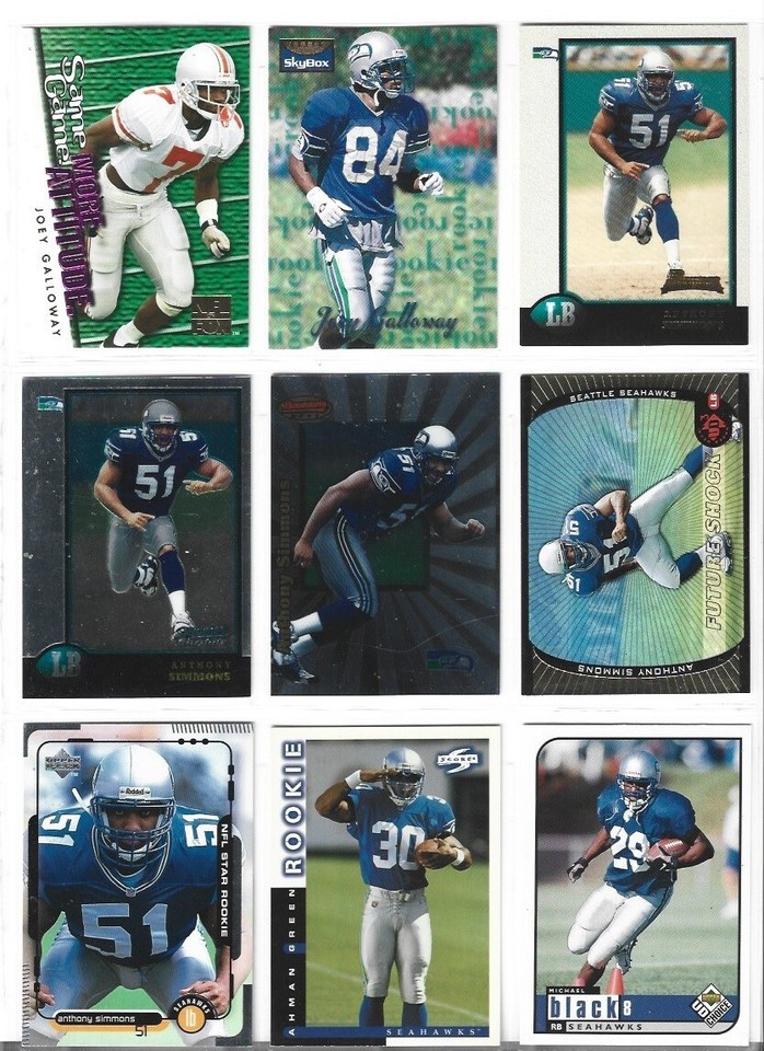 Seattle Seahawks 18 card 1990-1998 RC lot-all different | eBay