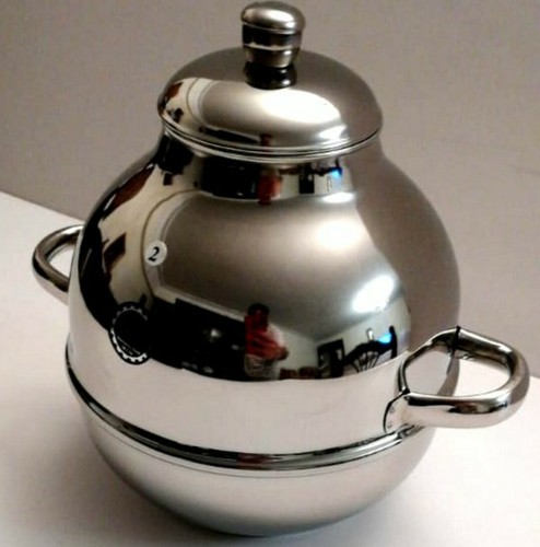 Beans Cooking Pot Stainless Steel Cookware Egyptian Damasa Double ...