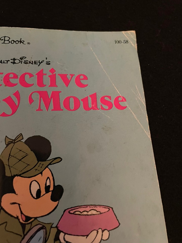 Walt Disney's Detective Mickey Mouse Little Golden Book (Hardcover ...