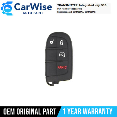 NEW OEM 2017-24 JEEP COMPASS REMOTE START SMART KEY FOB ONLY 68250337AB ...
