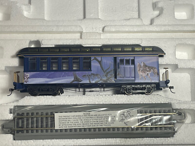 Hawthorne Village HO Scale Silver Moon Express Wolf Train COMBINE/COACH ...