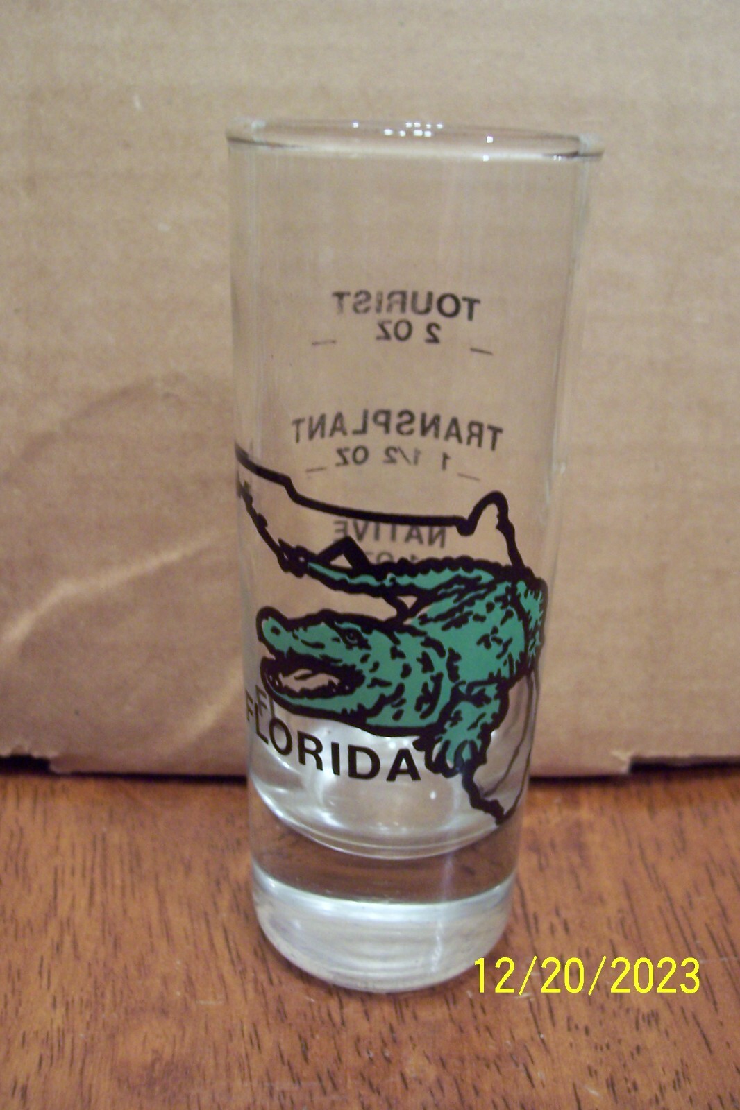 FLORIDA - GATOR Souvenir Shot Glass | eBay