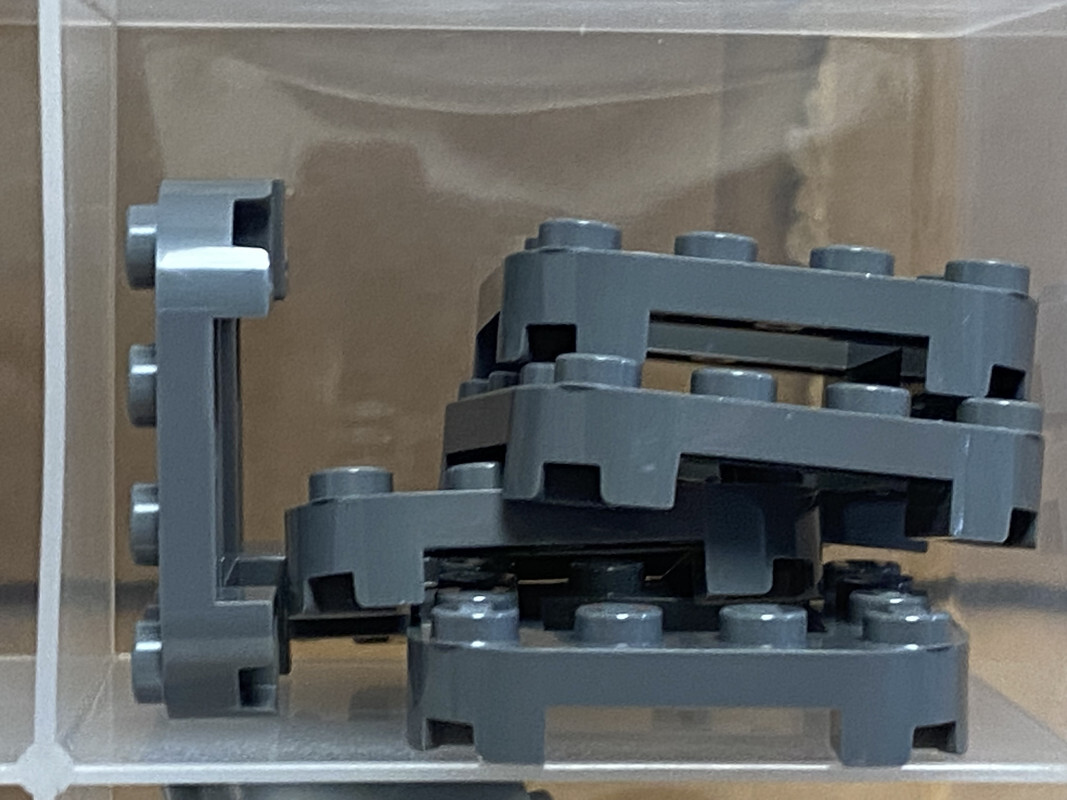 LEGO Parts - Dark Bluish Gray Plate 4 x 4 w Rounded Corners - No 79387 ...