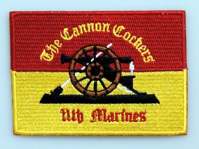UNITED STATES MARINE CORPS SHOULDER PATCH ~ 1 1 TH MARINES "THE CANNON ...