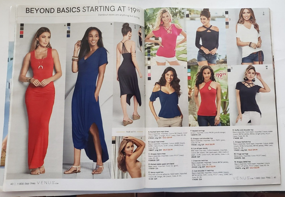 VENUS-2020 SWIMWEAR & FASHION CATALOG Magazine-BIKINI | eBay