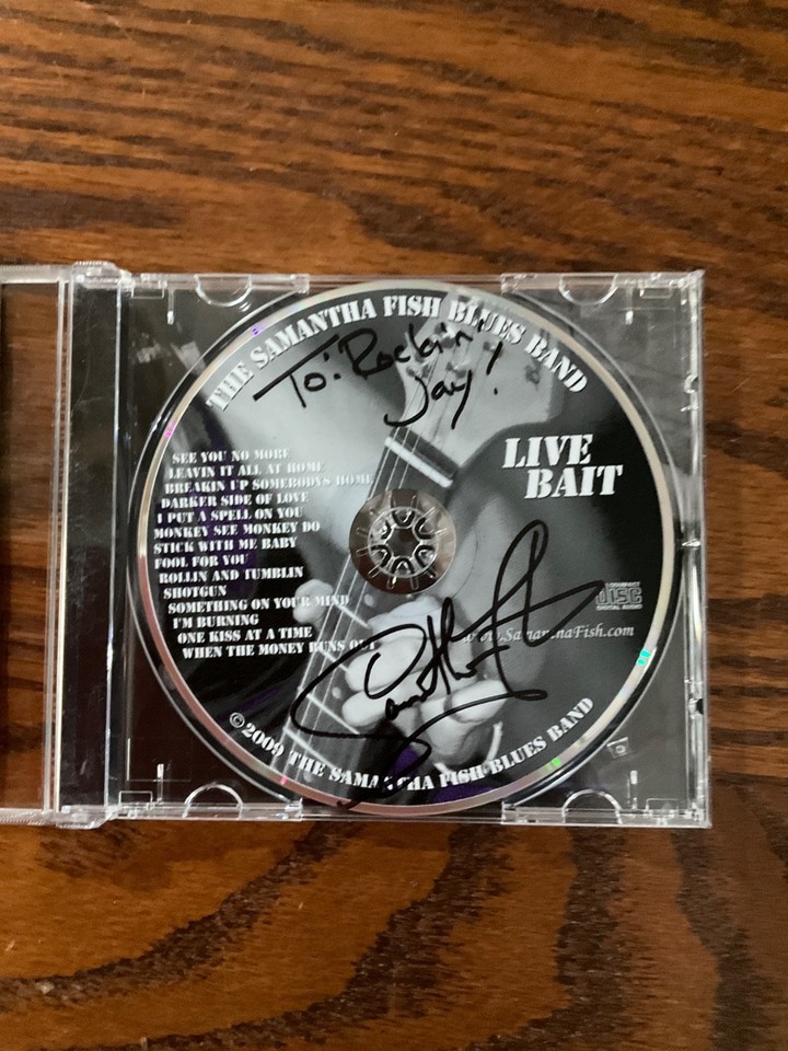 Samantha Fish Blues Band Live Bait CD Ultra Rare SIGNED | eBay