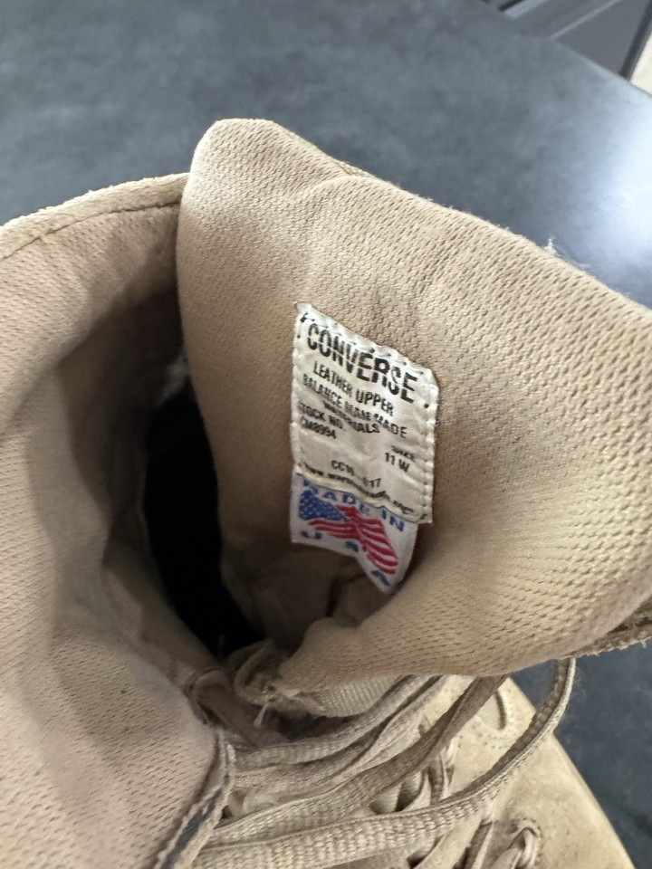 Converse Men's Tactical Military Boots - Coyote Brown, US 11 W USA | eBay