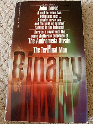 BINARY Paperback Book by John Lange / Michael Crichton [First Bantam ...