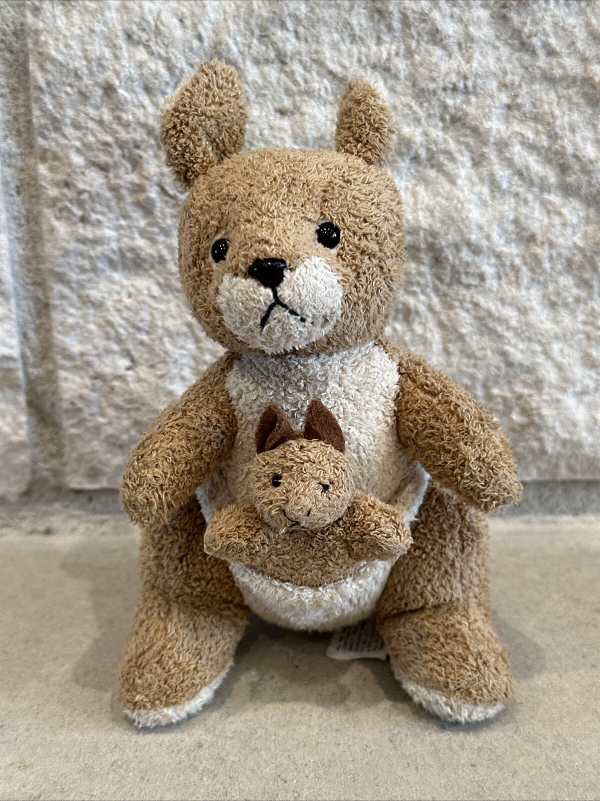 Y) Russ Berrie Luv Pets Darwin Kangaroo & Baby 5" Plush Stuffed Animal ...