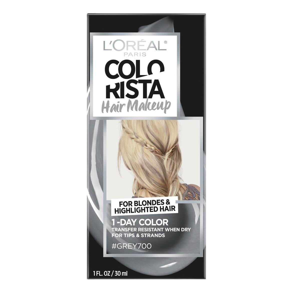 Loreal Colorista One Day Hair Dye Temporary Wash Out Party #700 Gray | eBay