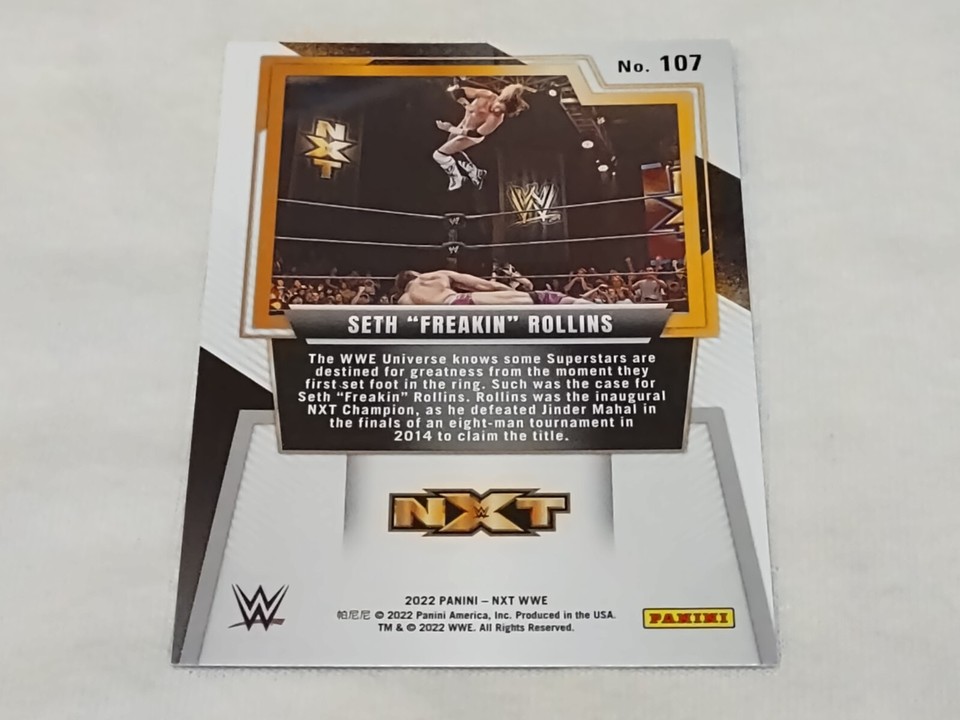 Seth 'Freakin' Rollins 2022 Panini WWE NXT #107 Base Set NXT Alumni | eBay