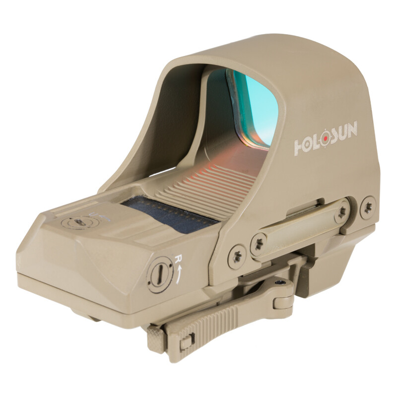 Holosun HS510C Open Reflex Sight Red 2 MOA Dot & 65 MOA Circle, FDE ...