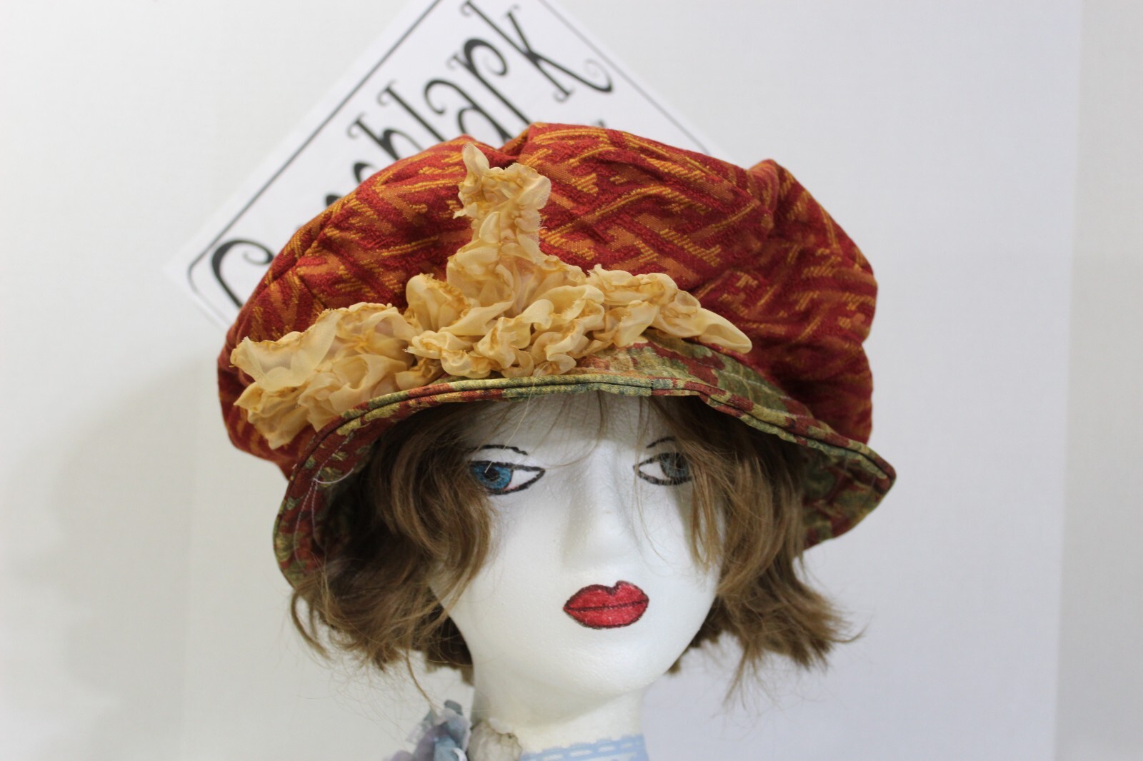 Romantic Poofy hat comfy soft boho cap Bohemian Large geechlark 6540 | eBay