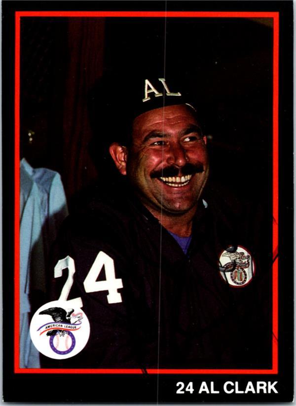 Al Clark autographed baseball card (American League Umpire) 1988 T&M ...