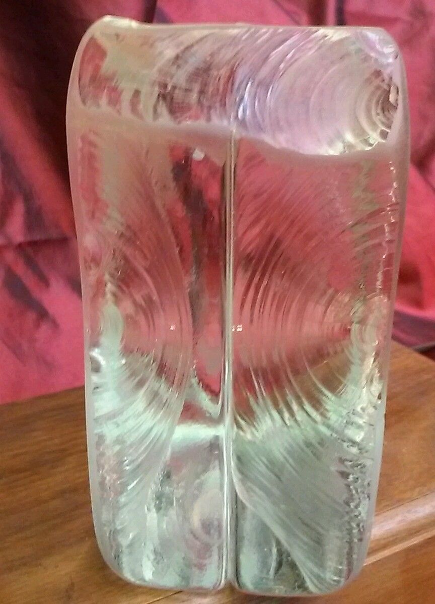 GLASS TENNIS SCULPTURE ETCHED SIGNED R. M. Yates '78 with Light box | eBay