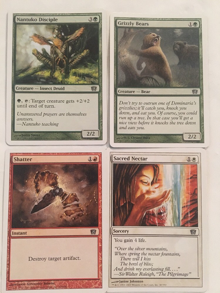 Magic The Gathering -8th Edition Assorted (27) Cards+(1) 9th Edition ...