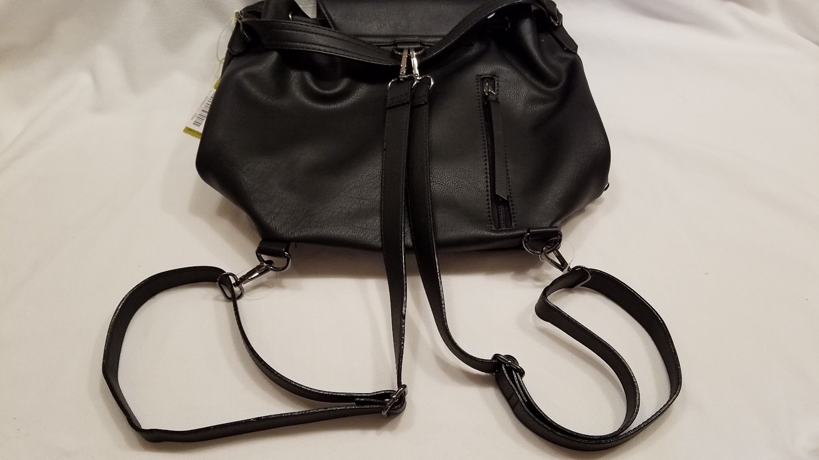 NEW Gianni Bini Black Studded Backpack Adjustable Removable Straps ...