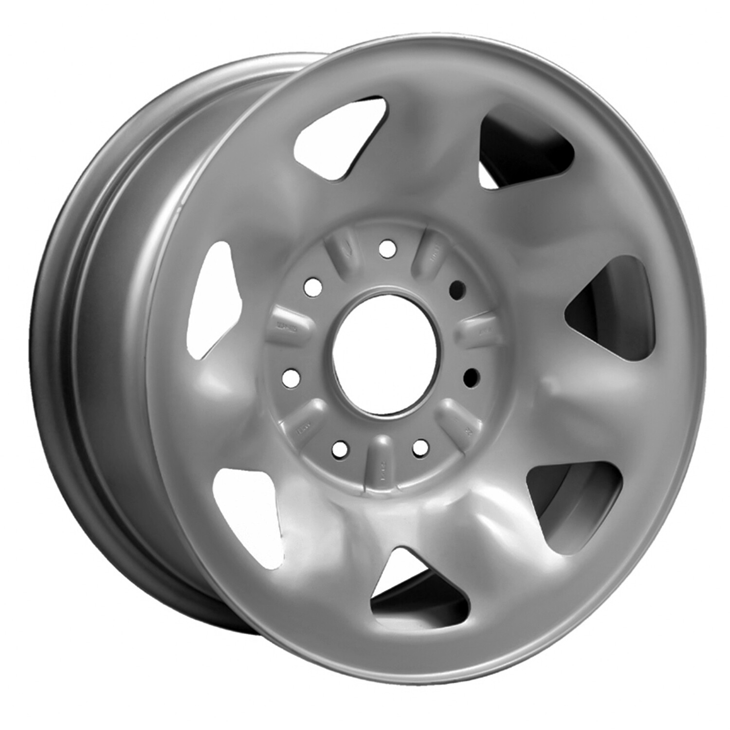 16x7 7 Slot Refurbished Steel Wheel Painted Silver 560-03284 | eBay