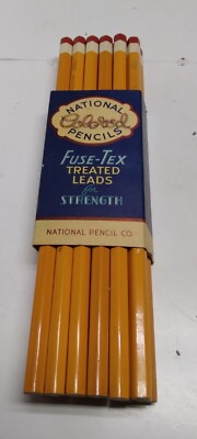 National Pencil Co. - 1 Dozen - #505 Yellow - NEW - Made In The USA | eBay