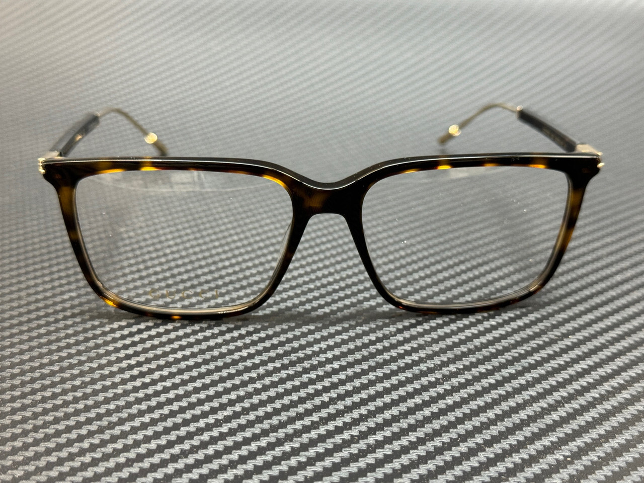 GUCCI GG1273O 002 Brown Havana Men's Medium 56 mm Eyeglasses | eBay