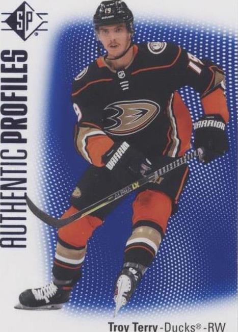 2021-22 SP - Retail Authentic Profiles Troy Terry #AP-5 Blue for sale ...