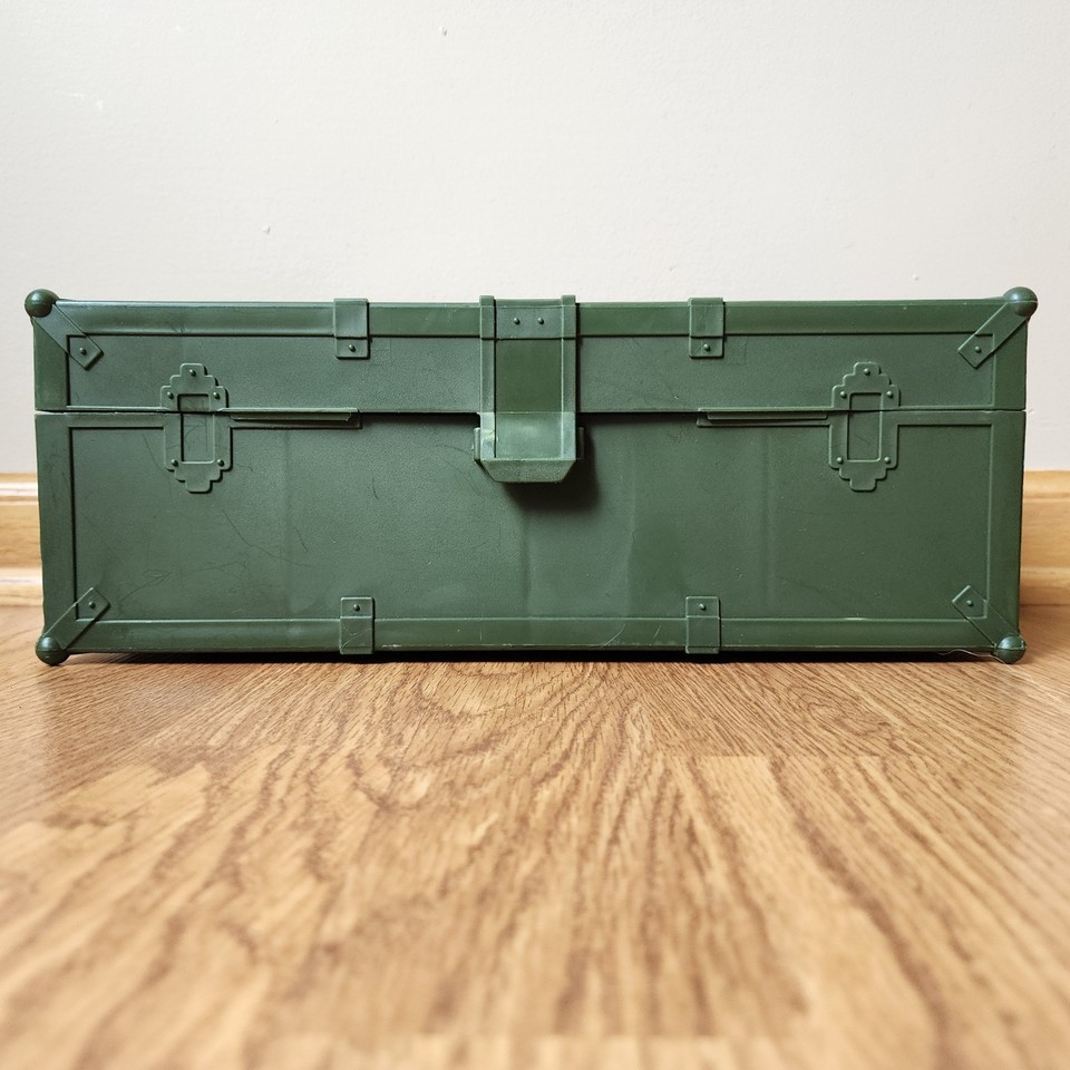 Vintage Hasbro GI Joe Foot Locker Case Figures Doll Accessories ...