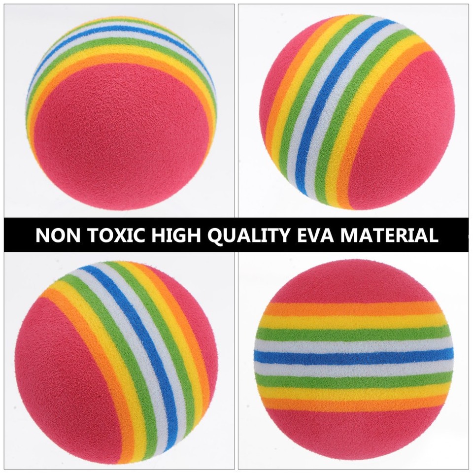 10 Pcs Pet Interactive Toys EVA Rainbow for Kitten Cat Chew Play | eBay ...