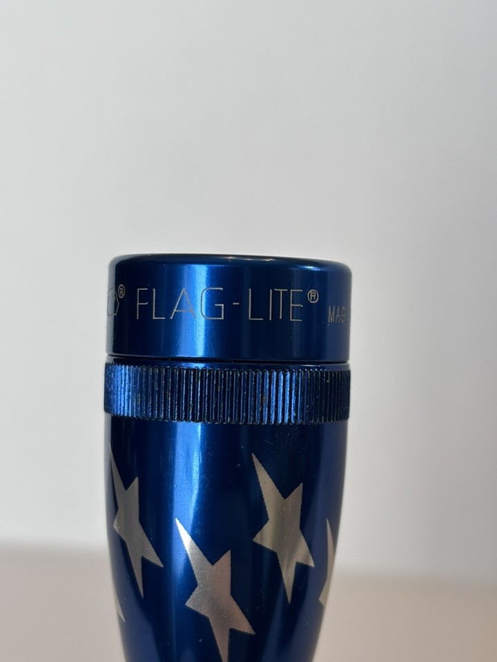 Mini Maglite LED Flashlight Flag-Lite 2004 NHAB Edition ENGRAVED RARE ...