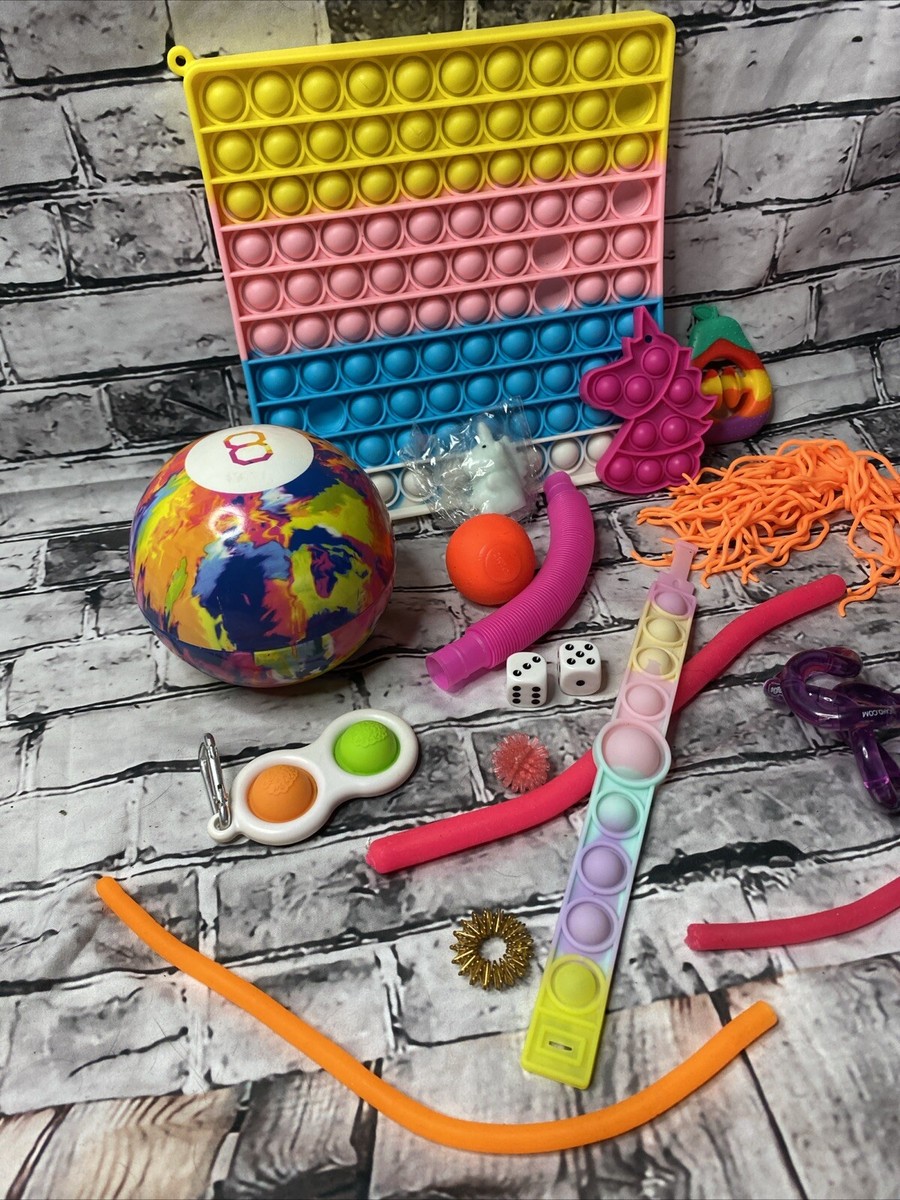 Stress Relief Fidget Toys For Kids And Adults 20PCS Multicolor Quiet ...