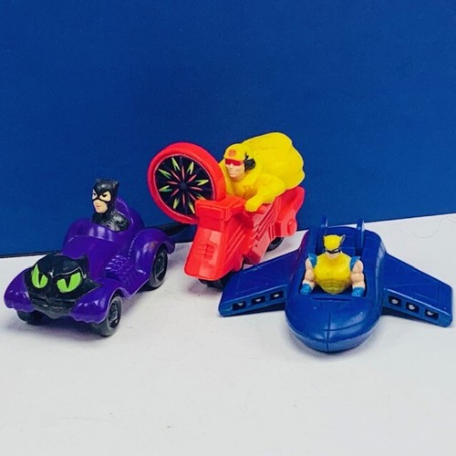 Marvel X-men cars comics action figures DC Wolverine mixed lot Jubilee ...