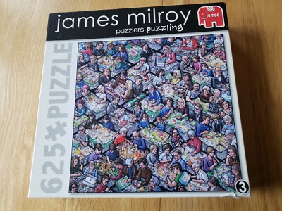 625 Piece Puzzle - James Milroy "Puzzlers Puzzling" Jumbo 2013 Complete ...