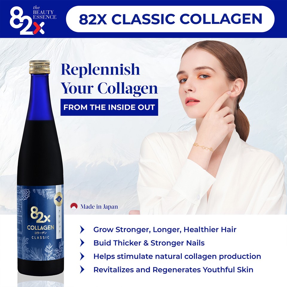 82x Collagen Classic 120000 500g Japan Fruit Flavor Marine Collagen ...