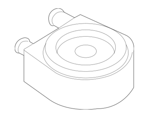 OEM 26410-03HA0 Engine Oil Cooler Assembly Ems/USPS for Kia Niro 2023 ...