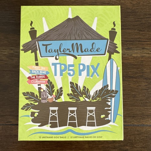 TaylorMade TP5 PIX Hawaii Tiki Limited Edition Golf Balls ~ 1 Dozen ...
