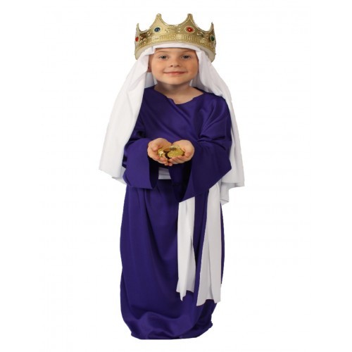 CHILD BIBLICAL ROMAN GREEK GOD TOGA COSTUME GOWN ROBE TUNIC SHEPARD ...