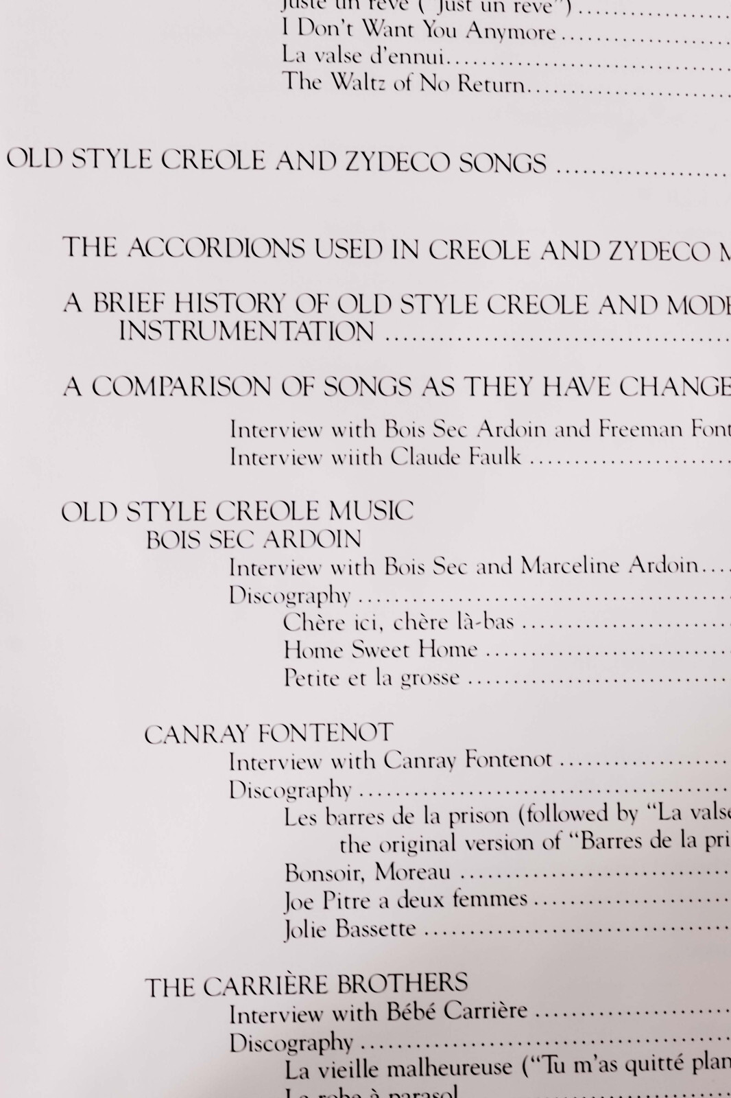Cajun Music A Reflection Of A People 1984 Vol. 1 Louisiana Acadian ...