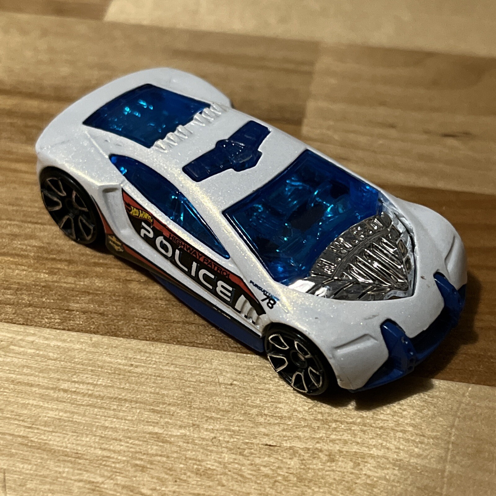 Hot Wheels Speed Trap 2010 HWPD White Blue Diecast 1:64 Police 78 | eBay